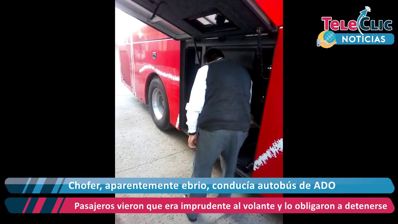 Chofer, aparentemente ebrio, conducía autobús de ADO, en Martínez de la ...