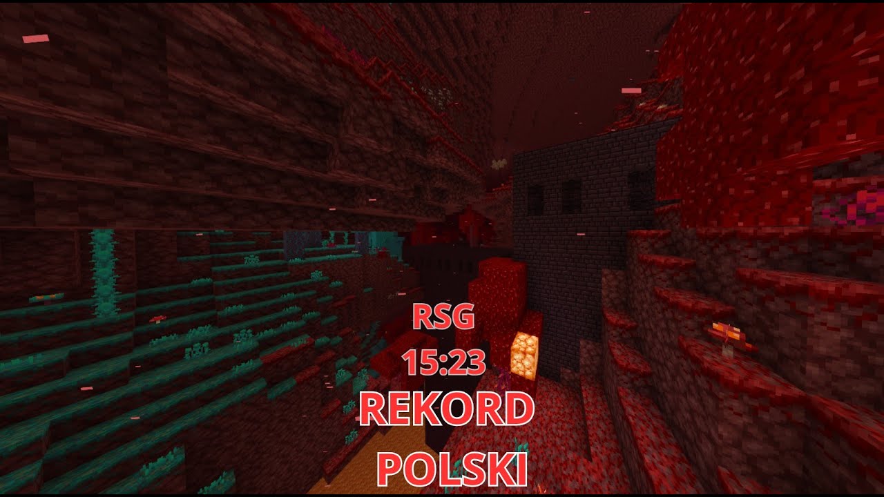 po 2,5 roku zrobiłem nowy REKORD POLSKI! RSG Minecraft Bedrock (15:23 ...