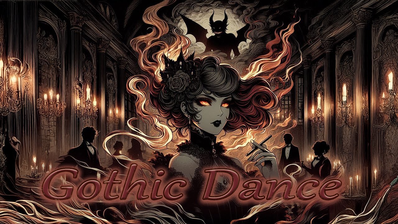 Gothic Dance in Neon Lights 🌌 | Darkwave Love in a Cyber Dream 🖤 ...