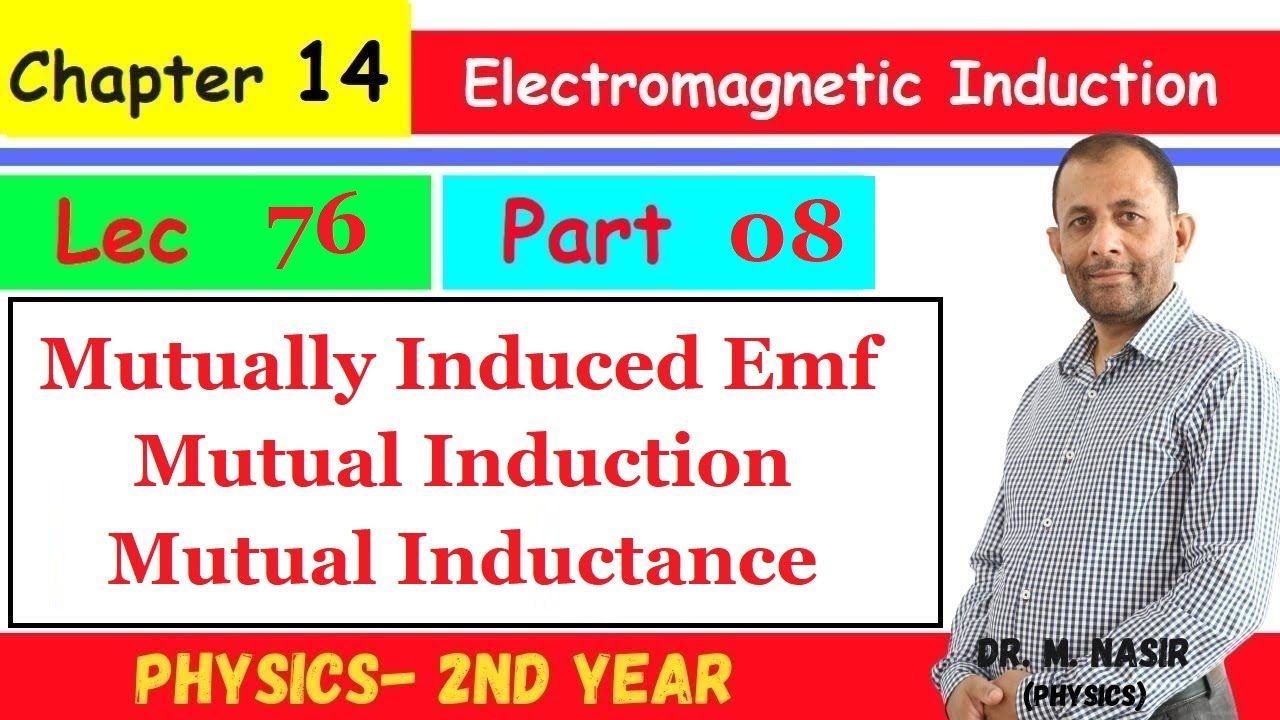 MUTUALLY INDUCED EMF| MUTUAL INDUCTION & INDUCTANCE|Ch#14 (Part 8 ...