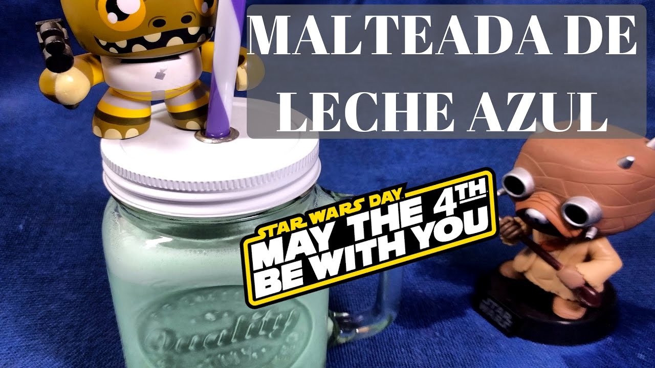 Malteada de Leche Azul Star Wars | Celebrando Star Wars Day | Receta ...