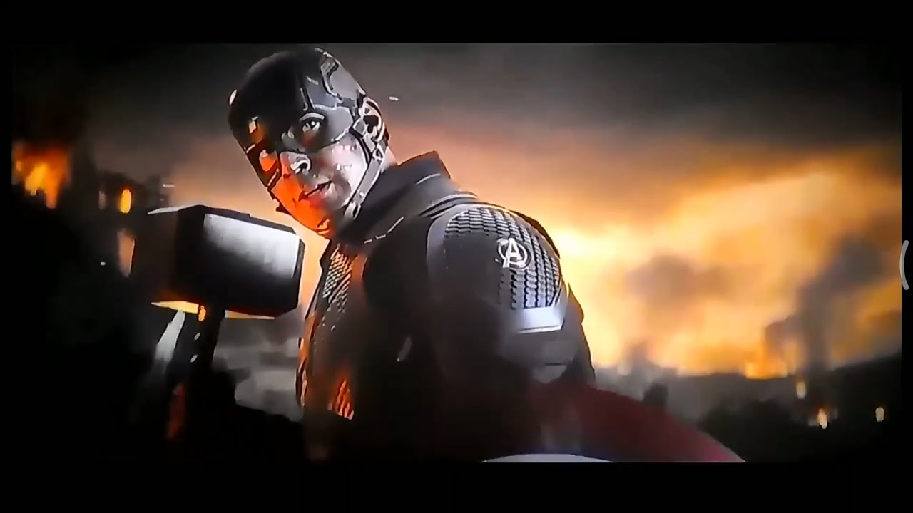Captain America lifts Mjolnir | Avengers Endgame - YouTube