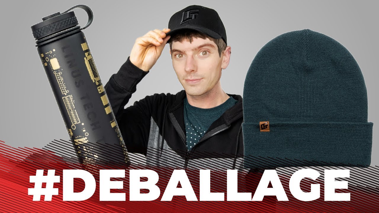 Black & Gold LTT Insulated Water Bottle - LTT Beanie - LTT Hat ...