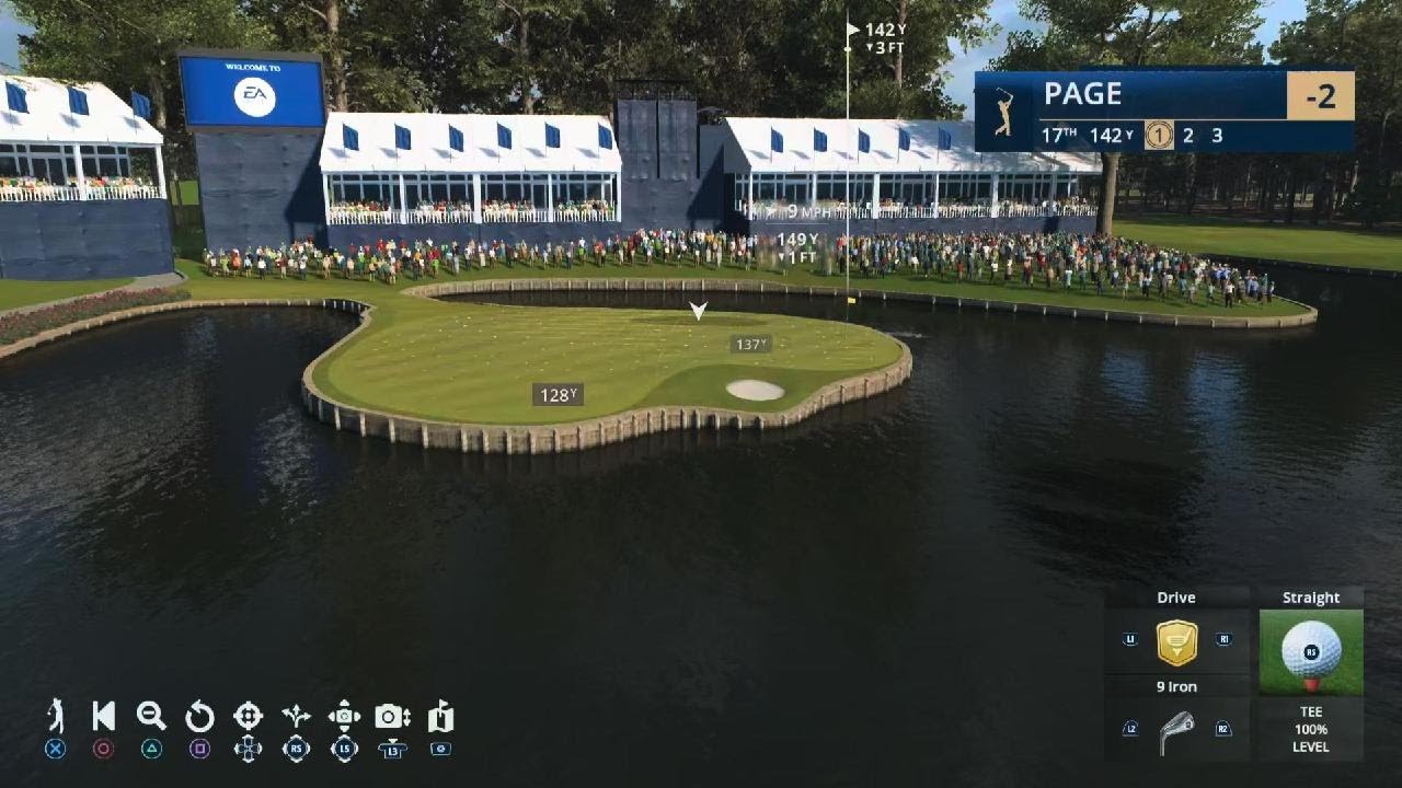EA Sports Road to the Masters PS5 - Par 3 17th at Sawgrass - YouTube