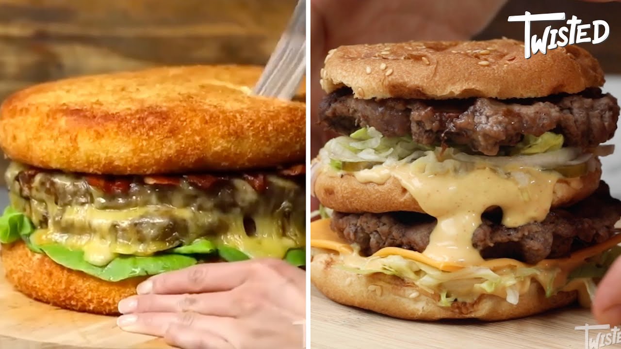 Ultimate Burger Creations: Big Mac Waffle Burger & Mac and Cheese Bacon ...
