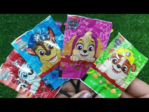 ASMR Unboxing Bright Loli and Paw Patrol Candies