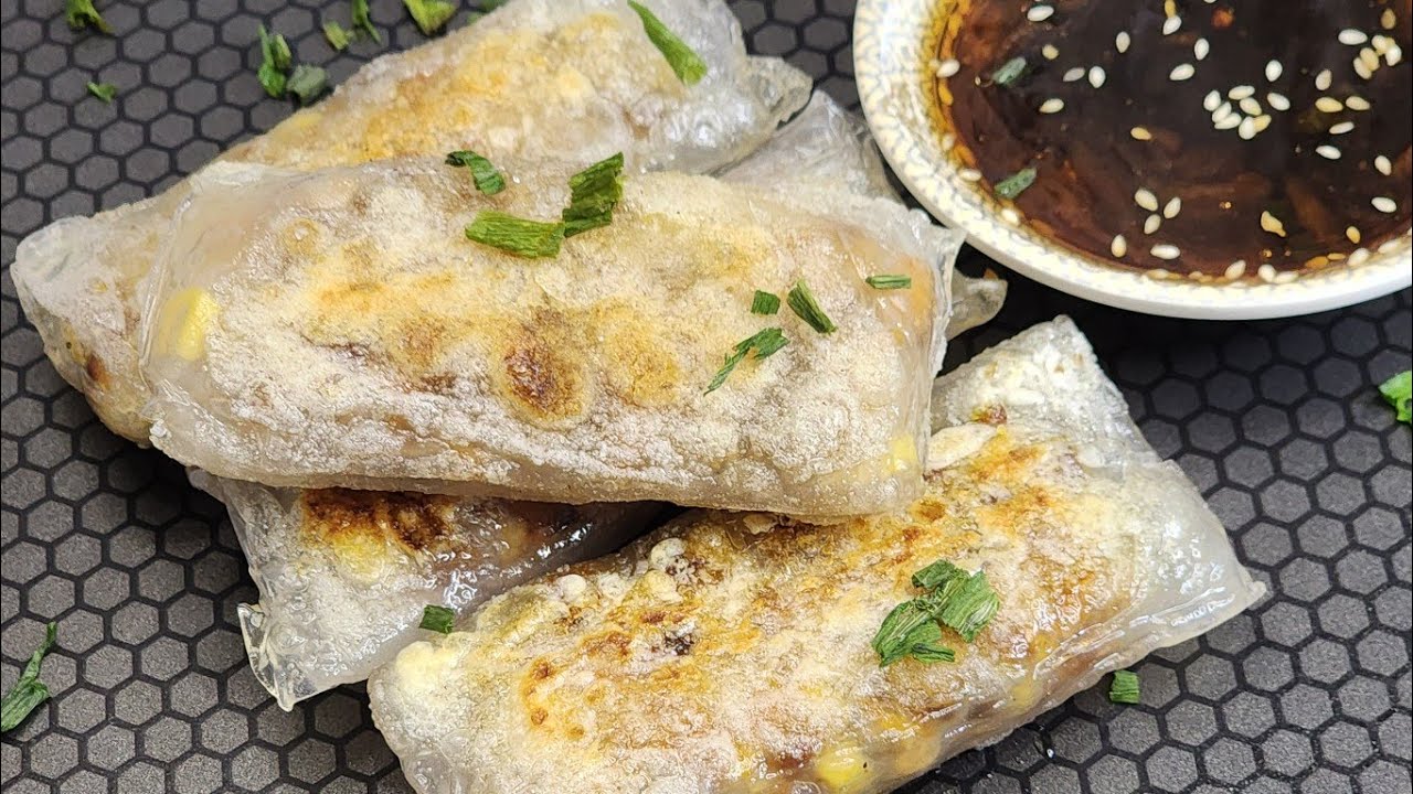Crispy Rice Paper Dumpling | Rice Paper Rolls | Unique Chicken Dumpling ...