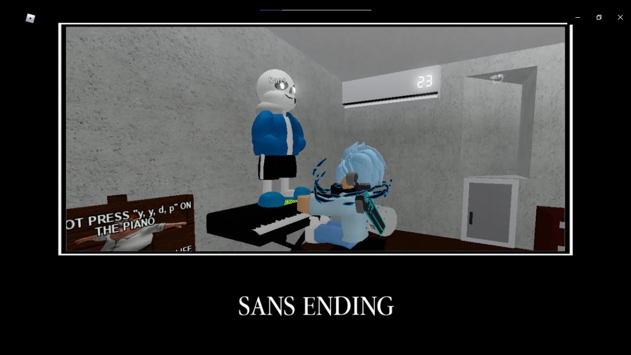 How to get the Sans Ending in ROBLOX NPCs are becoming smart! - YouTube