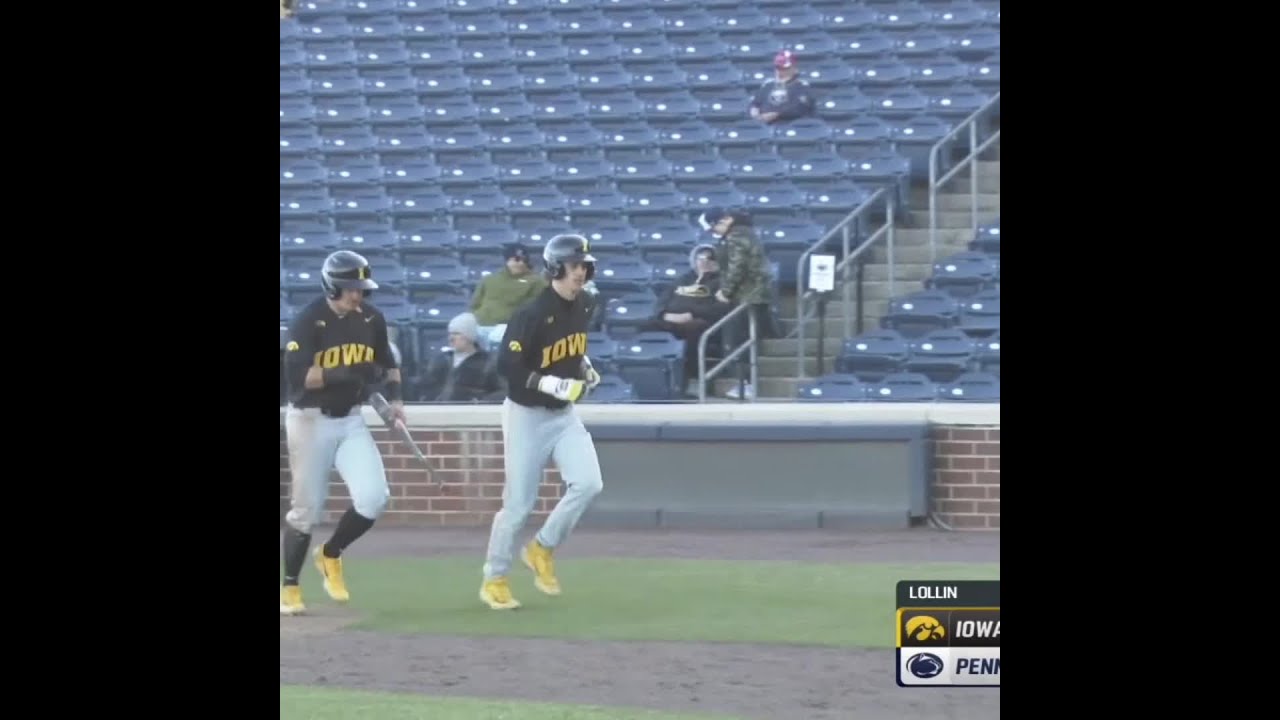 Top Plays: Joey Nerat vs. Penn State | Iowa Baseball - YouTube