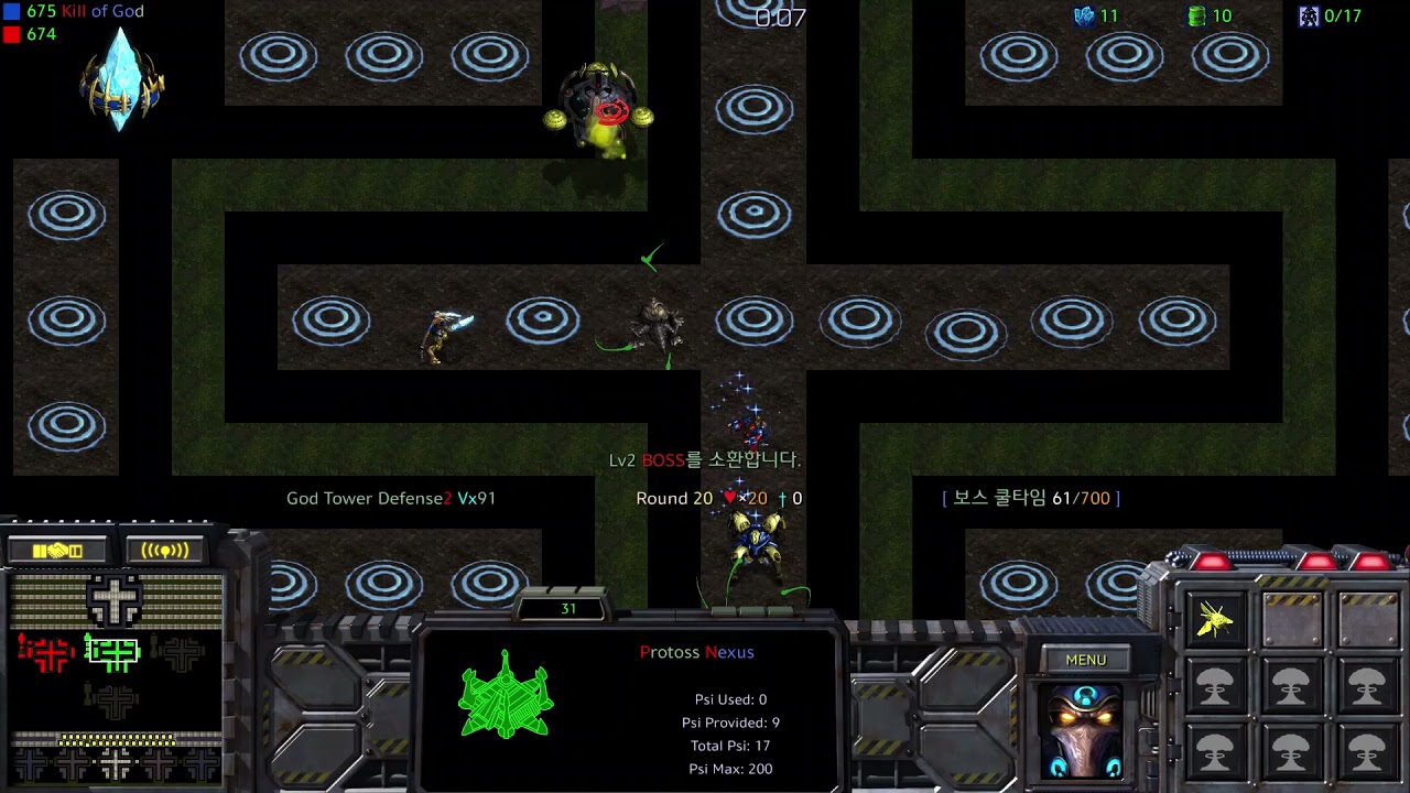 StarCraft Remastered God Tower Defense - YouTube