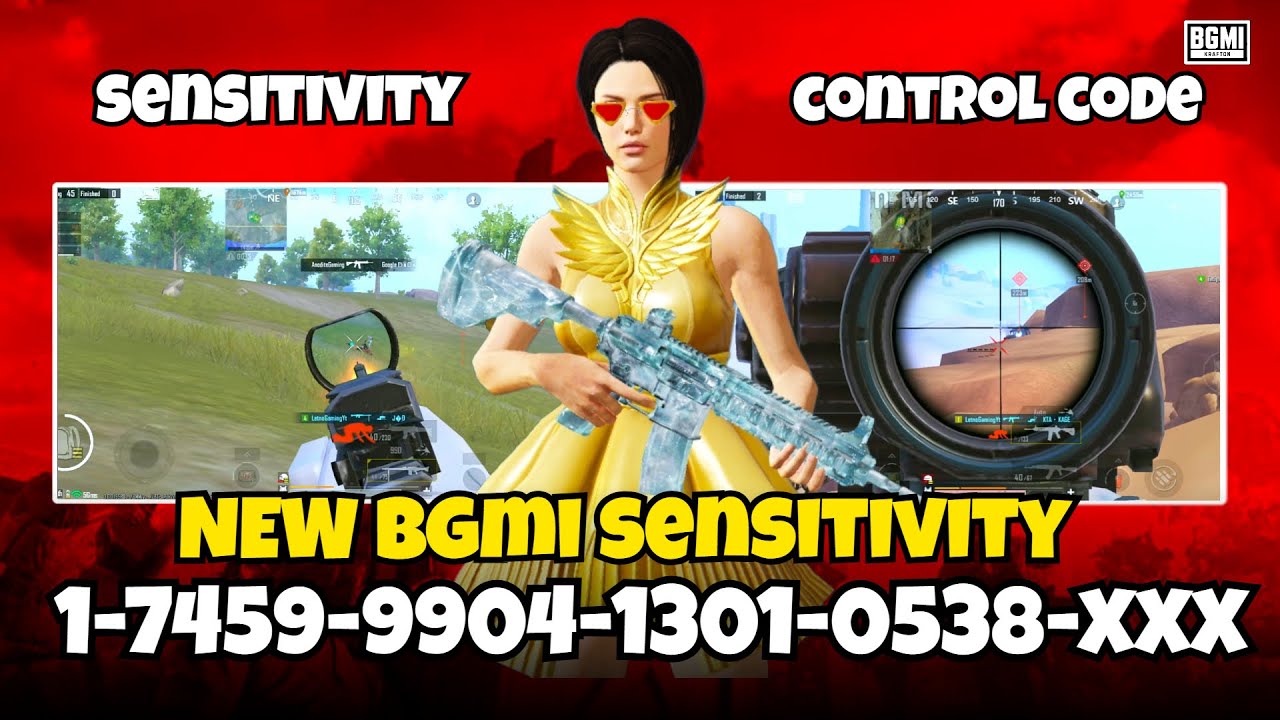 BGMI SENSITIVITY SETTING🥶GYRO & NON-GYRO| BOTH SENSITIVITY AND CONTROL CODE| ALL DEVICE ...