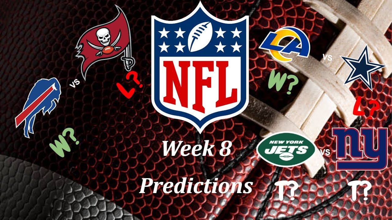 NFL Week 8 Predictions - YouTube