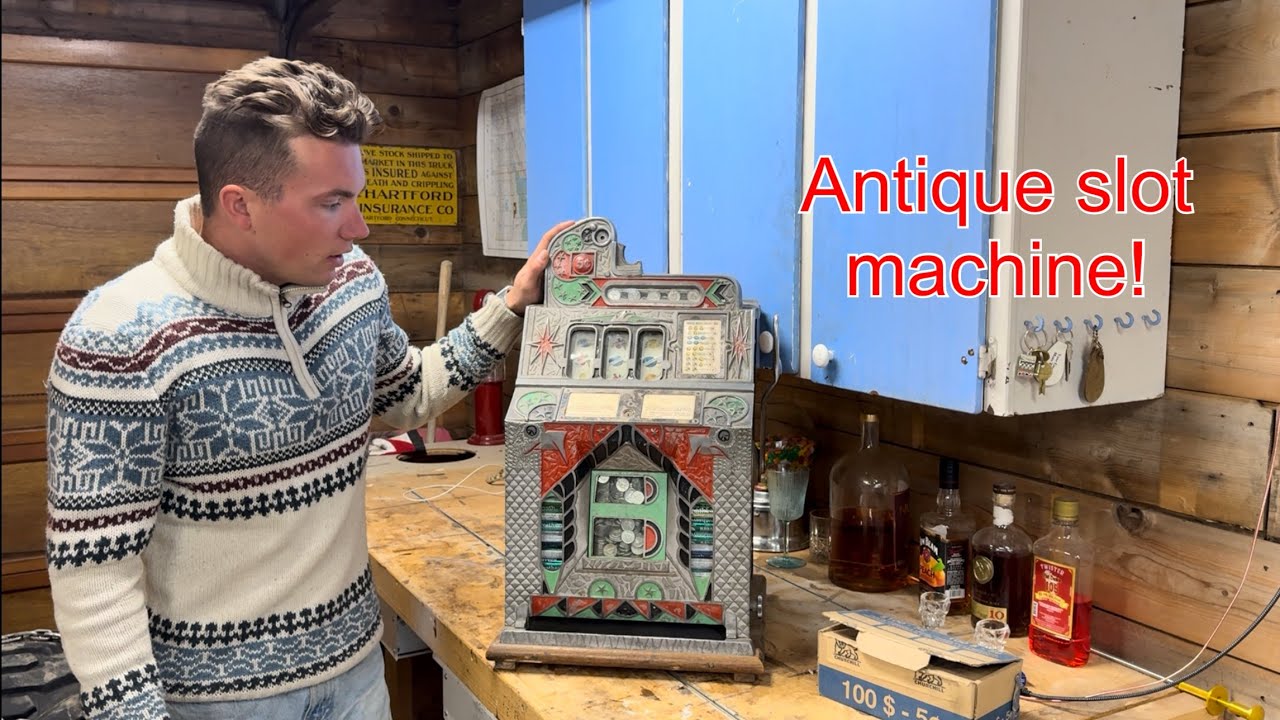 Antique mills slot machine - YouTube