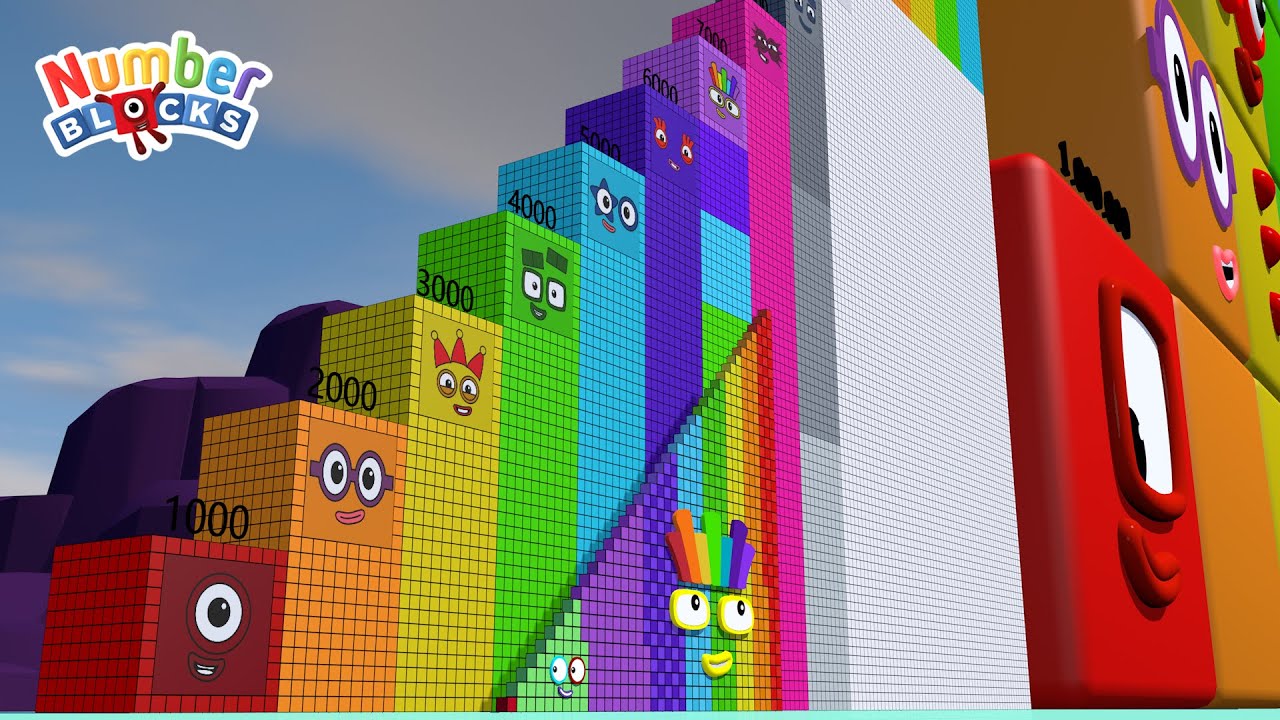 Looking for Numberblocks Step Squad 741,10,000 to 15,000,000 MILLION ...