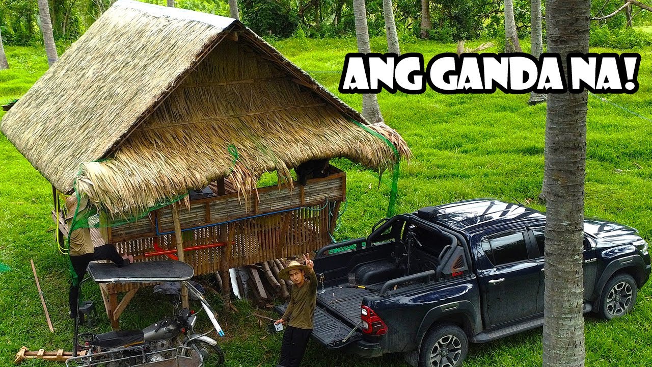 Update sa Bahay Kubo Project sa Bagong Farm - YouTube