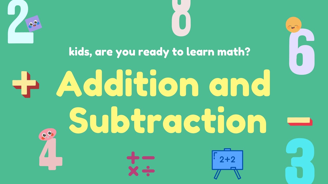 Fun with Addition and Subtraction: Easy Math Lessons for Kids # ...
