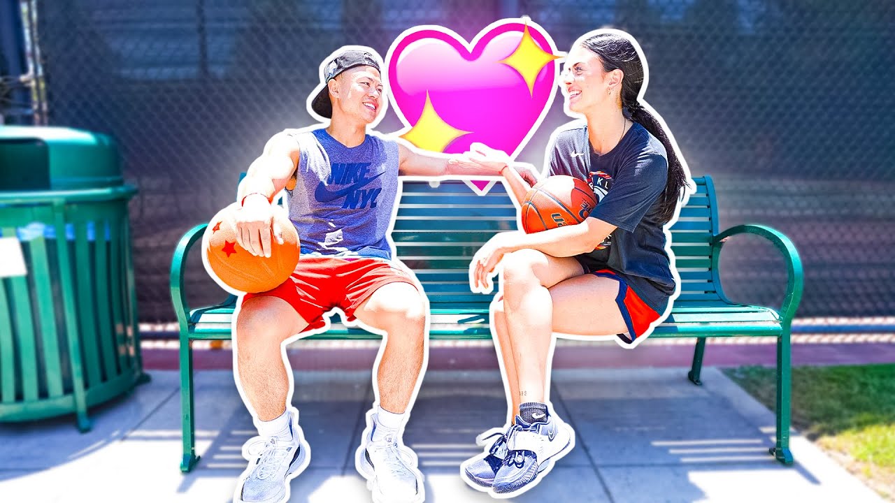 I Challenged My GIRL FRIEND LoLo To A 1v1 Basketball Game! - YouTube