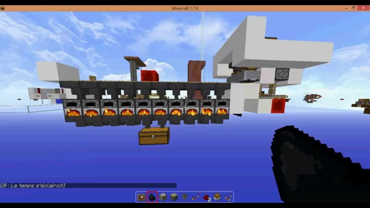 [Minecraft] Tuto redstone 3 : Fournaise auto - YouTube