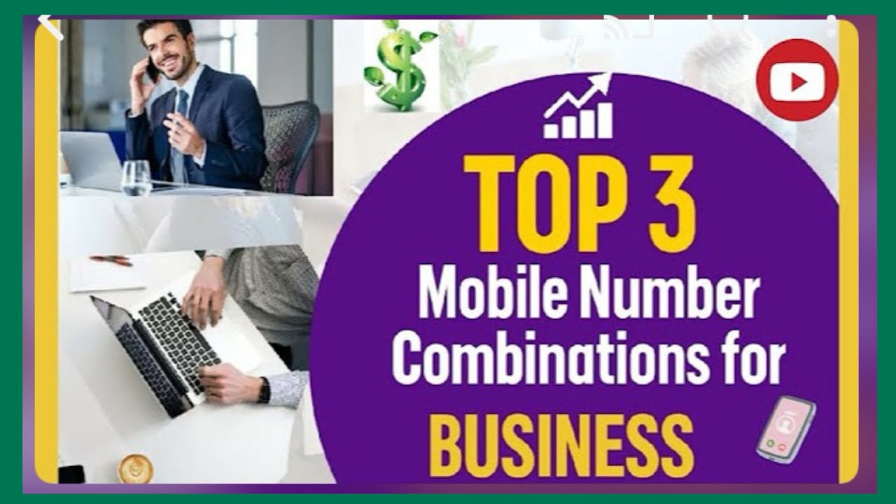 Top3 mobile Number Combinations for business 55,33,66,555…. - YouTube