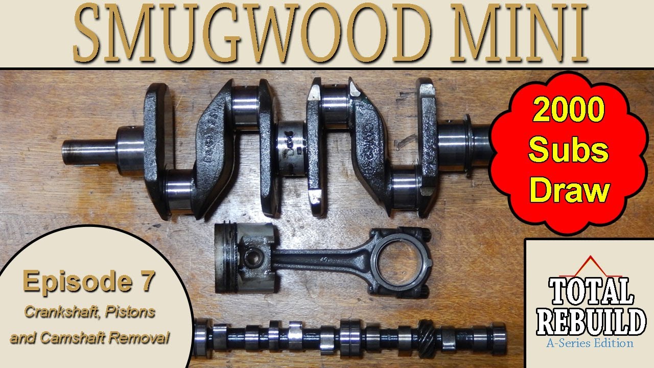 Classic Mini A+ Series Engine Total Rebuild Episode 7 - Crankshaft ...