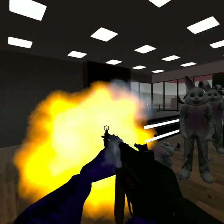 Bunny Invasion pt 2 #vr #downshot #shorts #all - YouTube