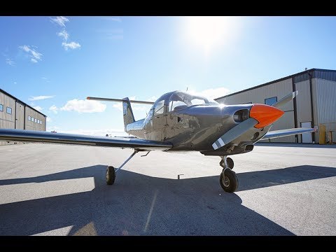 Piper Tomahawk 1st Flight after the rebuilt ! - YouTube