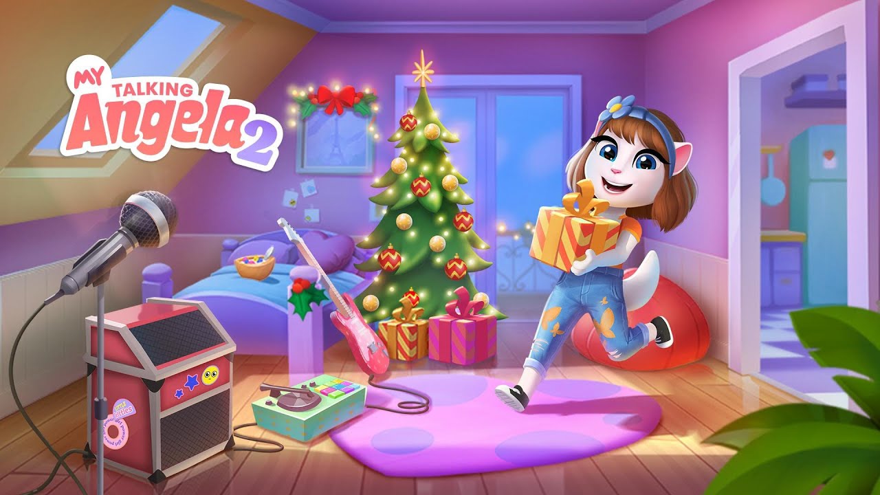 Hi welcome my talking Angela 2 games play. - YouTube
