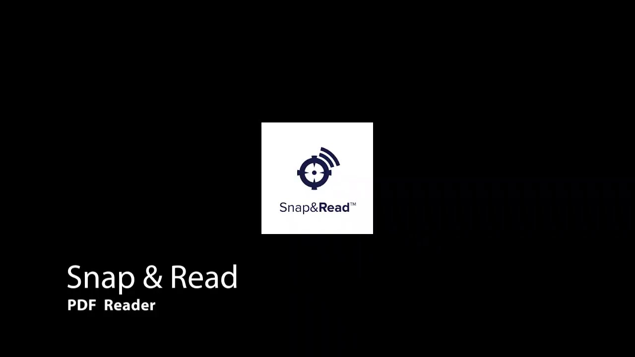 Snap & Read PDF reader - YouTube