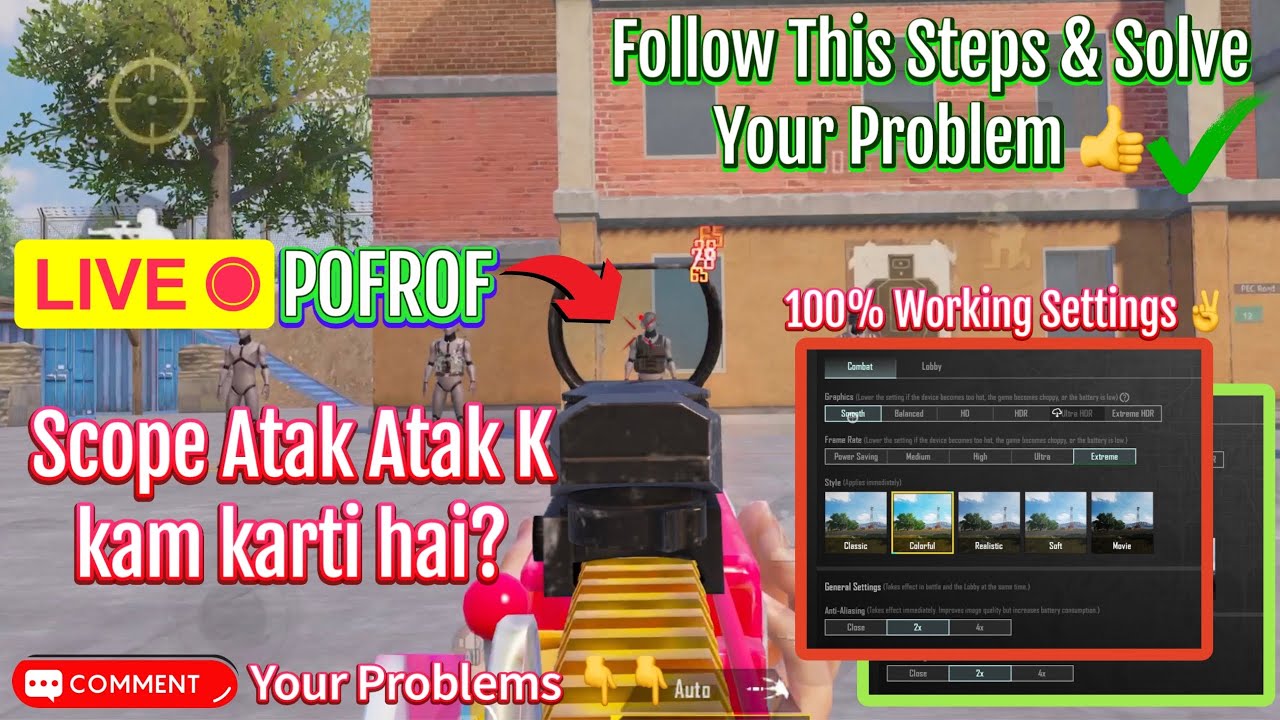 The Hidden Solution to Pubg Scope Moving Problem 😘 - YouTube