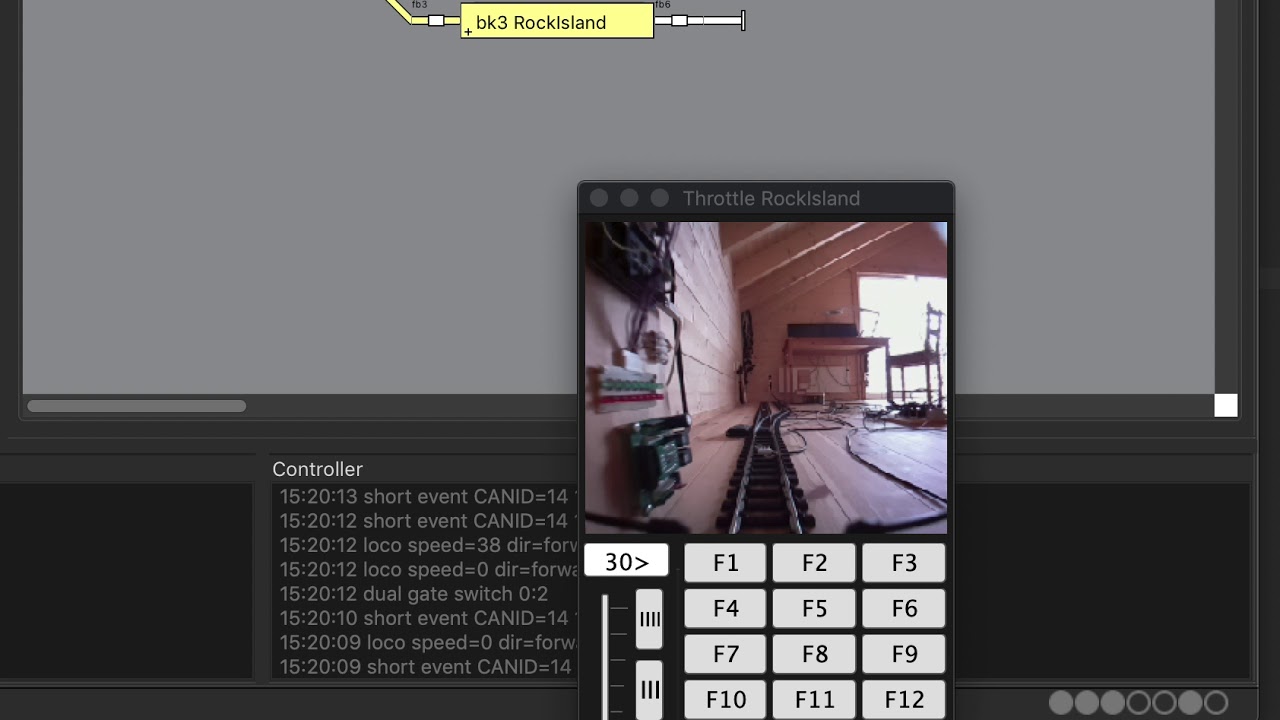 Rocview on a MAC with video streaming in GP7. - YouTube