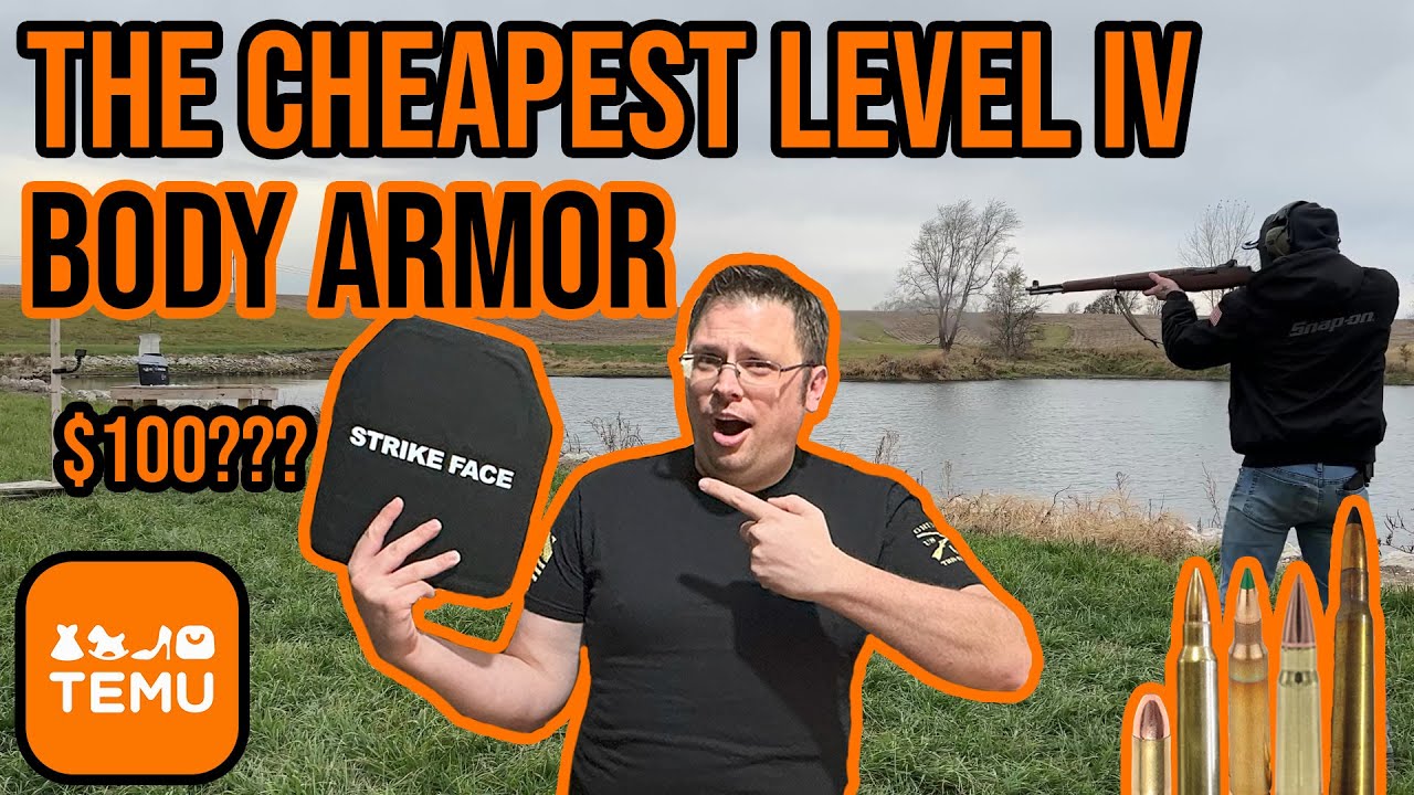 Will This $100 Level IV Body Armor From Temu Actually Work? - YouTube