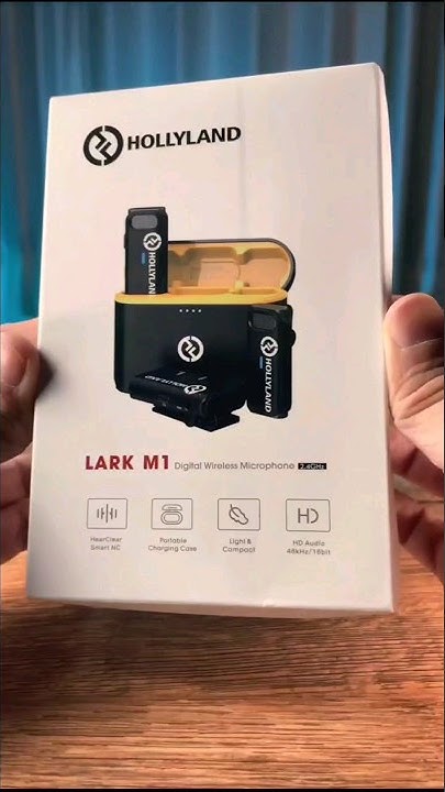 HollyLand Lark M1 Wireless Microphone ASMR Unboxing - YouTube