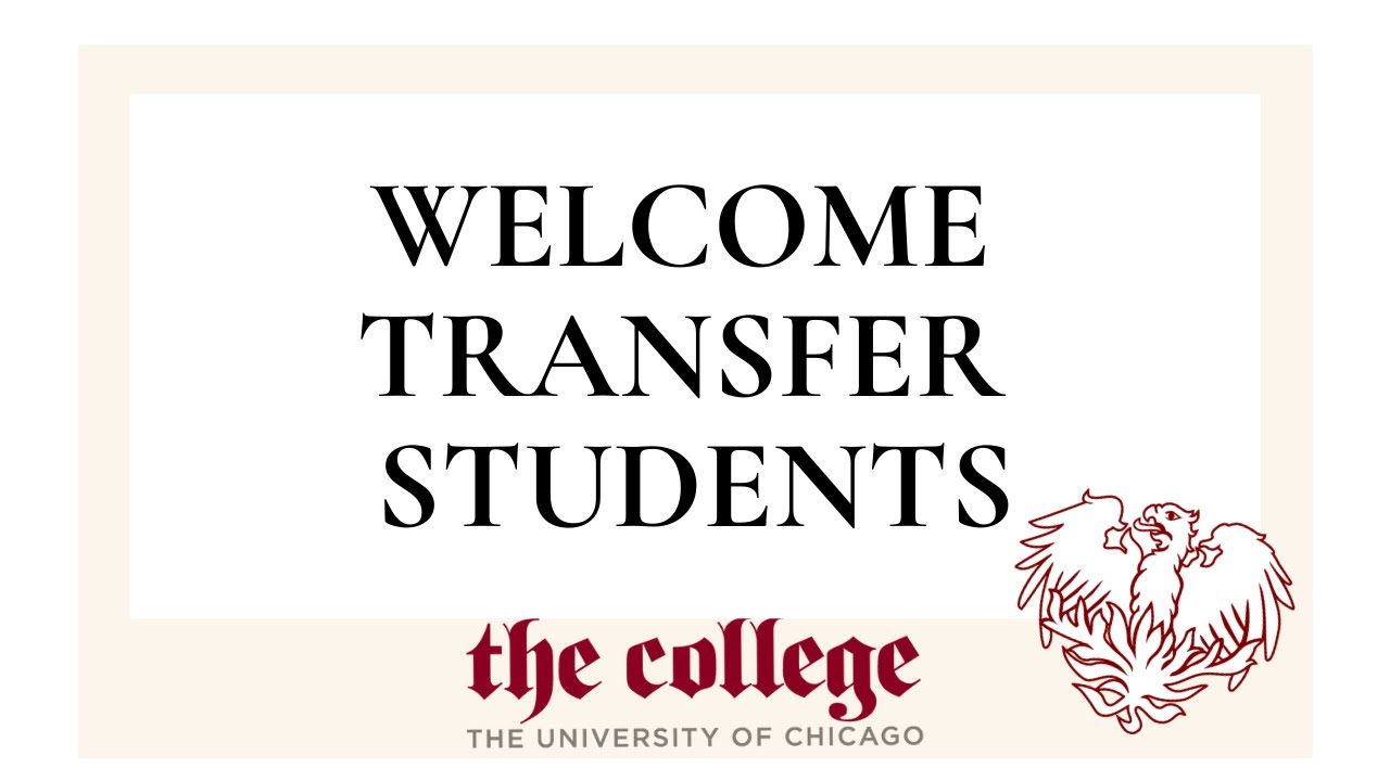 Transfer Students Welcome 2021 - YouTube