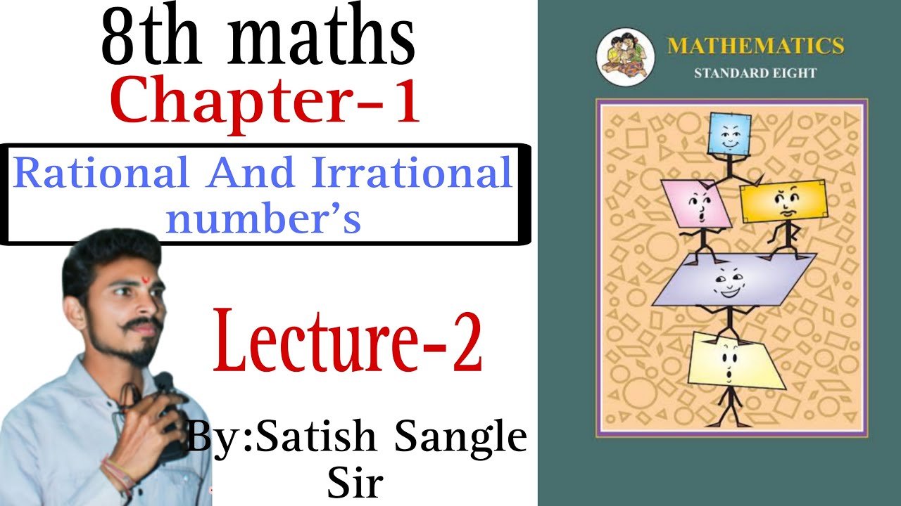 Class 8th ! chapter 1 ! Rational & Irrational number's! Practice set 1. ...