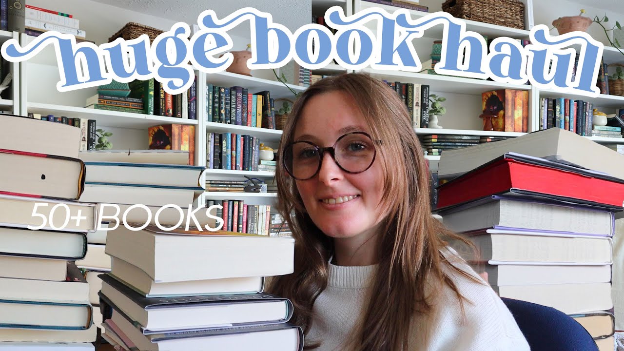 HUGE book haul 📚🛍️ (50+ new books) - YouTube