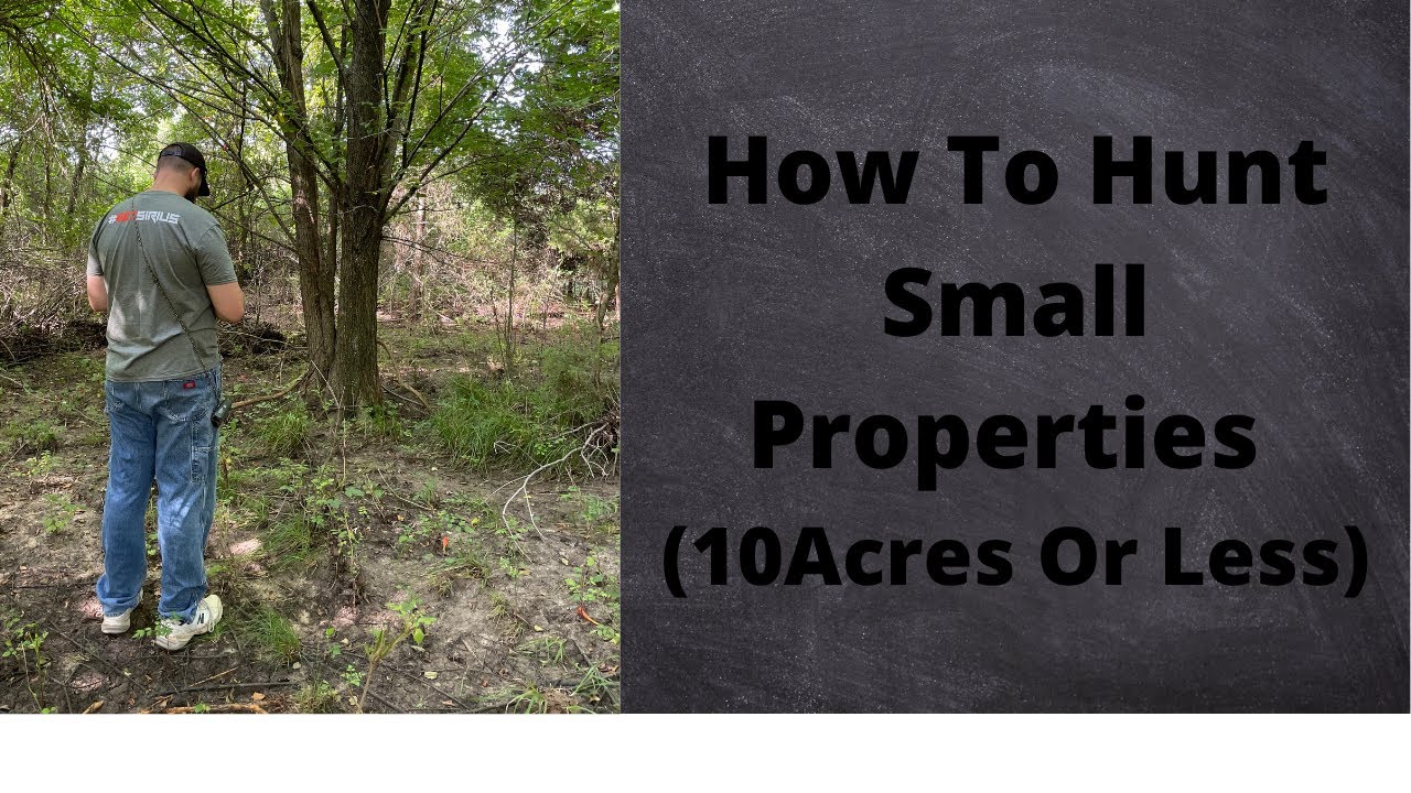 How To Deer Hunt Small Properties (Under 10 Acres) - YouTube