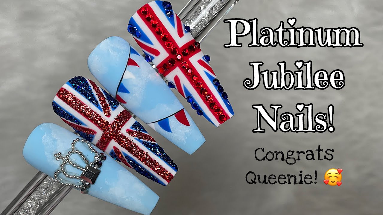 Queen's Jubilee Nails | Madam Glam | Nail Sugar - YouTube