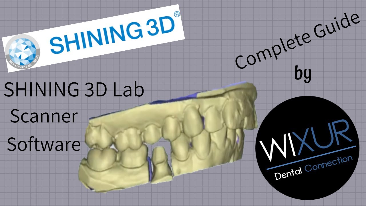 How does Shining 3D Scan Software look like - YouTube