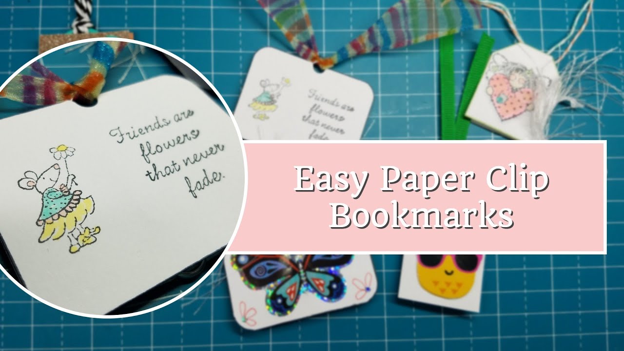 Easy Paper Clip Bookmarks - YouTube
