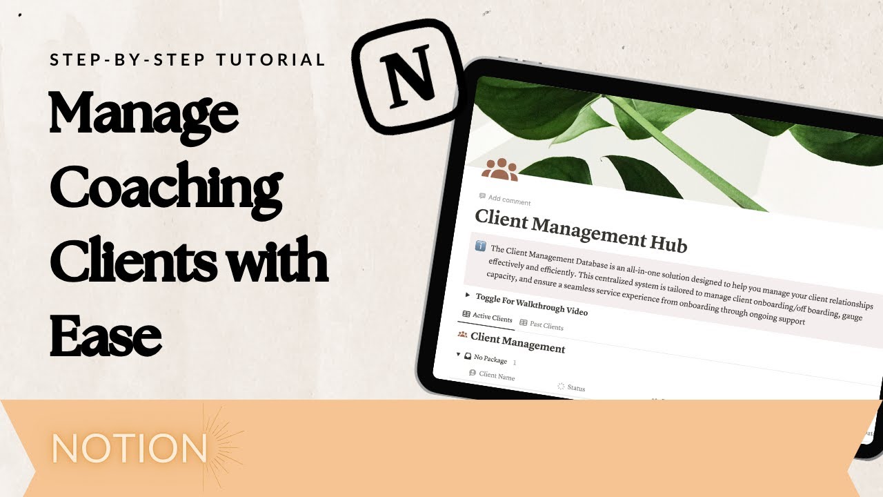 Optimize Your Coaching Client Management With Notion | Build The ...