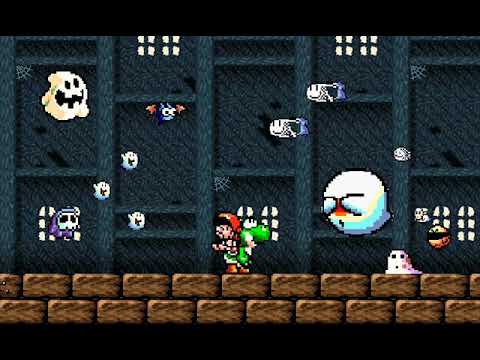 super mario maker smb3 ghost house yoshi's island soundfont - YouTube
