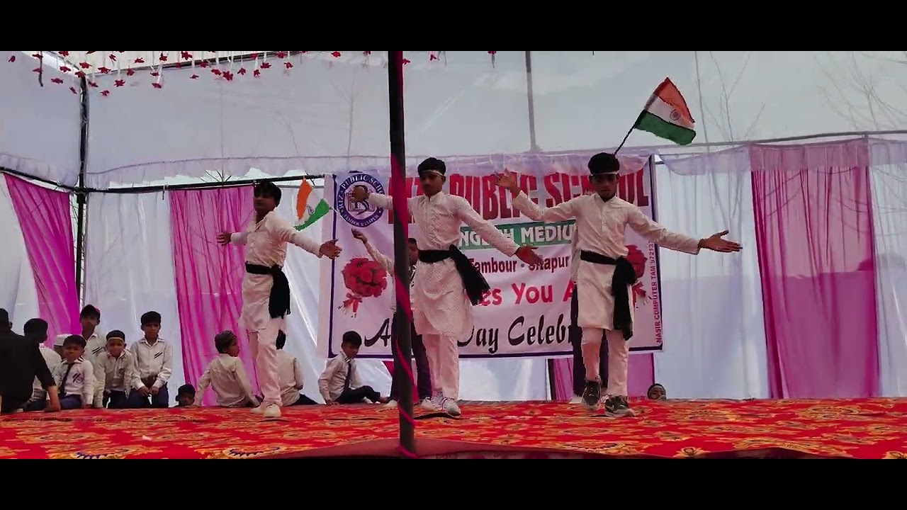 Riza Public School Annual function2025 #song #viral #patriotsong #funny ...