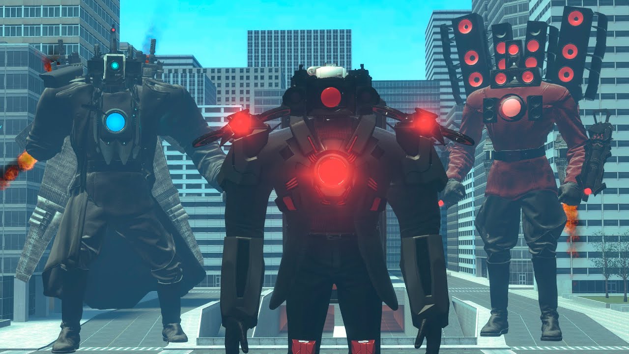 NEW MECHA DARK TITAN CAMERAMAN VS ALL CAMERA/SPEAKER MAN INJURED AND ...