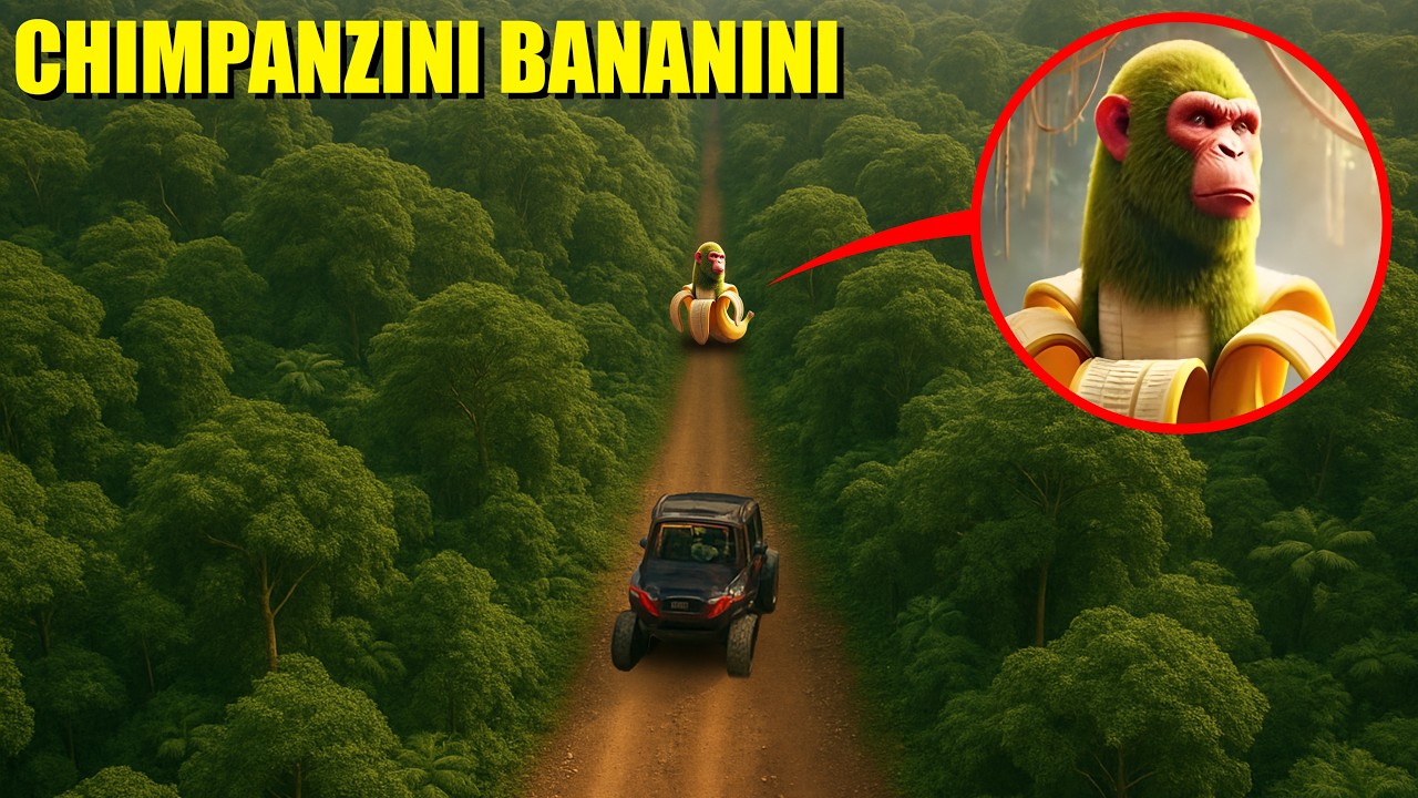 IF YOU SEE CHIMPANZINI BANANINI IN THE JUNGLE, RUN! (ITALIAN BRAINROT ...