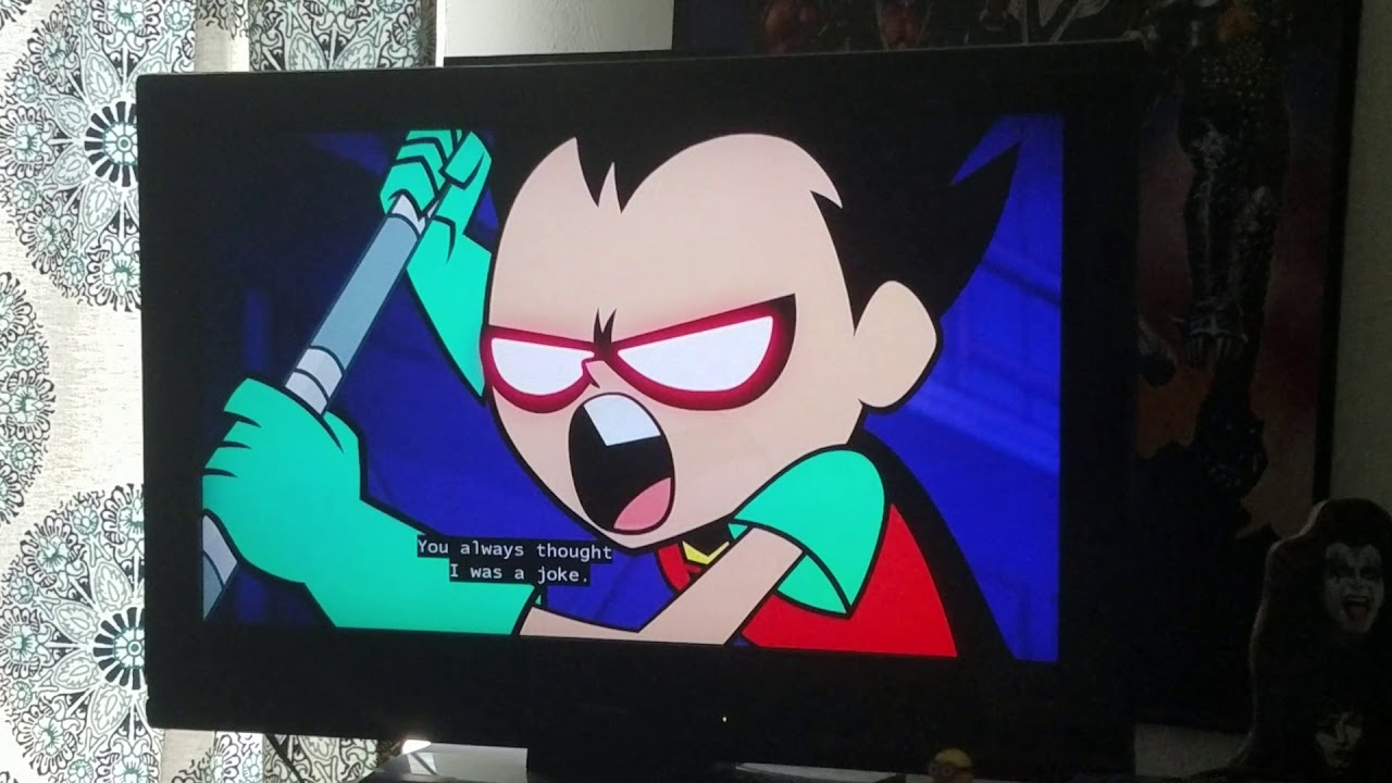 Teen Titans go to the movies Robin vs Teen Titans - YouTube