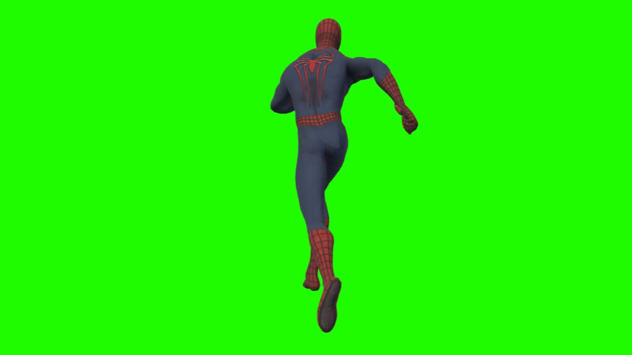 The Amazing Spider Man run animated back chroma - YouTube