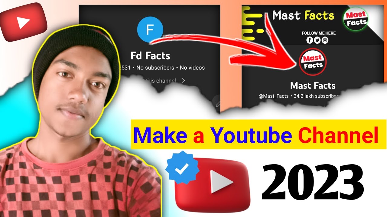 How to Create a Youtube Channel | Make a Facts Channel | 2023 Me ...