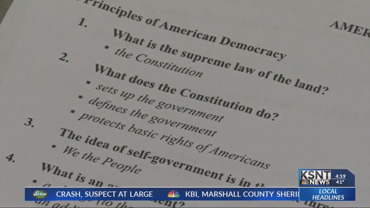 Lawmaker proposes civics test for high school graduation - YouTube