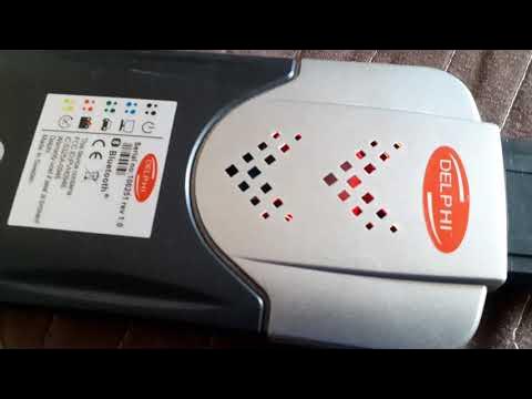 Delphi DS150e diagnostika po preinštalovaní a update VCI kábla ide - YouTube