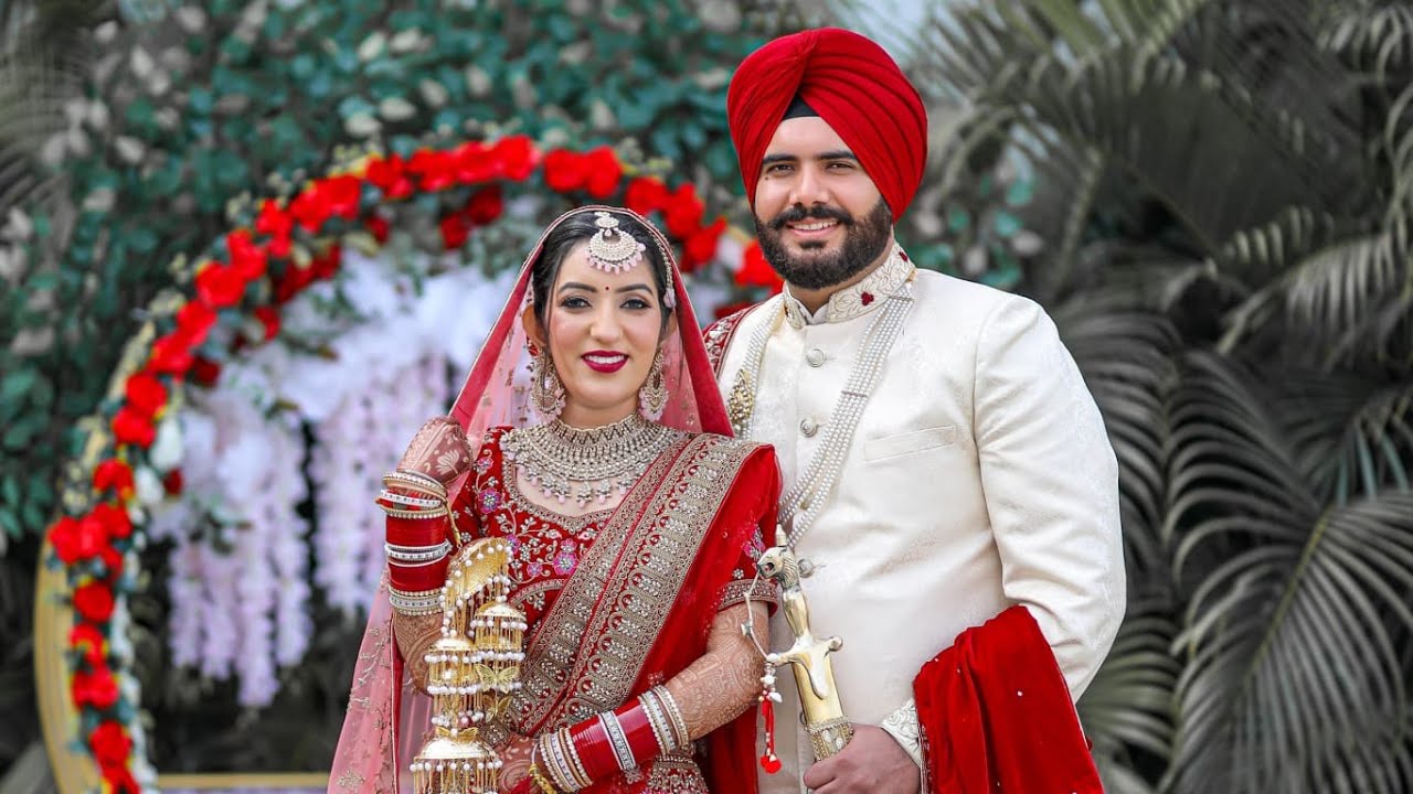 Live on Reception ceremony Bhupender Singh weds Navneet Kaur... - YouTube